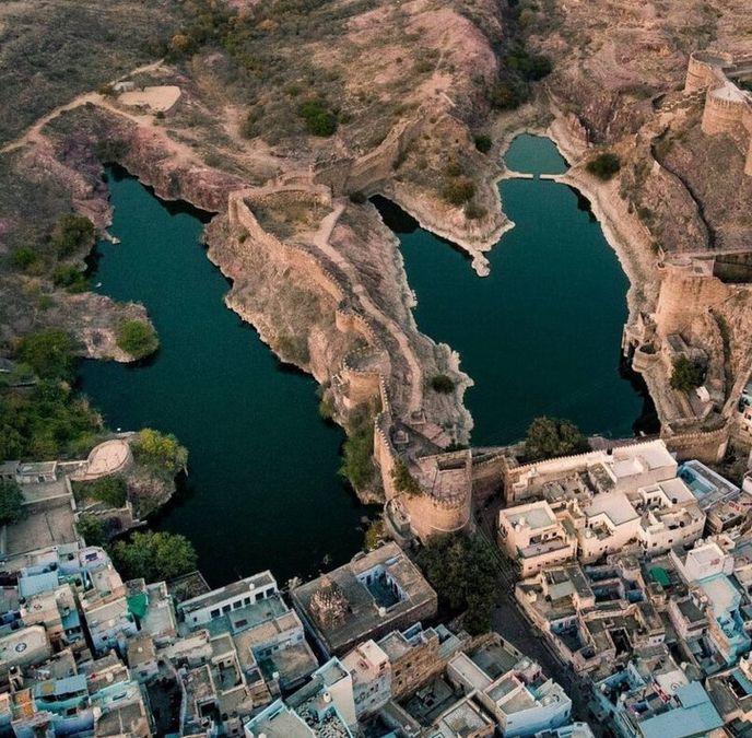Centuries-old lakes of Jodhpur full of water even today