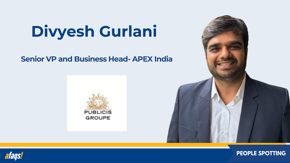 Publicis Group promotes Divyesh Gurlani to Senior VP and Business Head ...