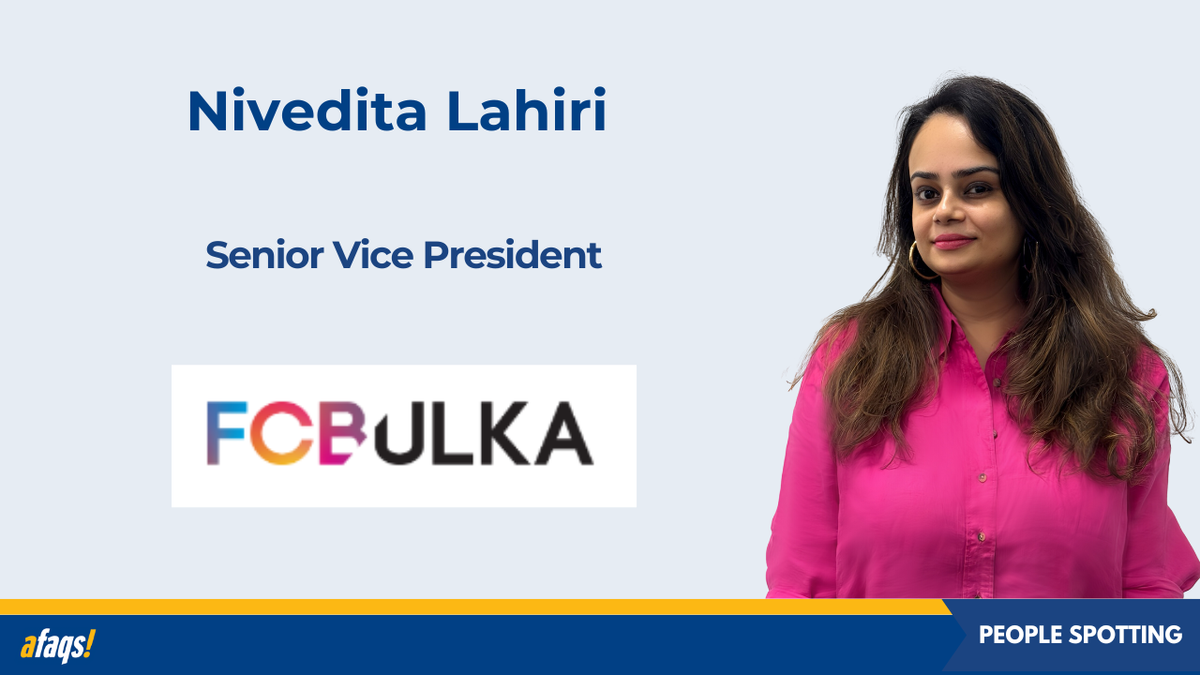FCB ULKA appoints Nivedita Lahiri as Senior Vice President