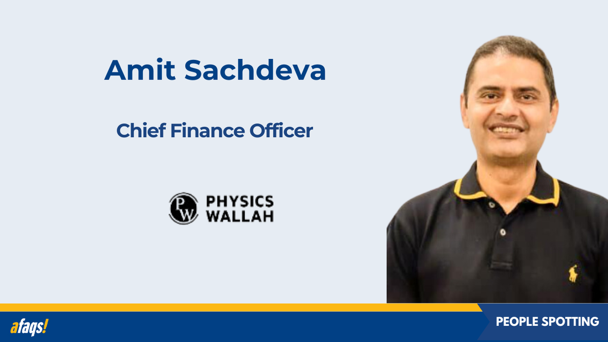 Blinkit's ex CFO Amit Sachdeva joins Physics Wallah