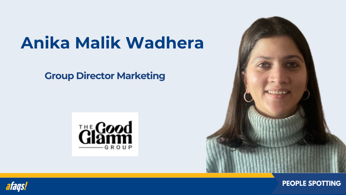 Anika Malik Wadhera joins Good Glamm Group as Group Director of Marketing