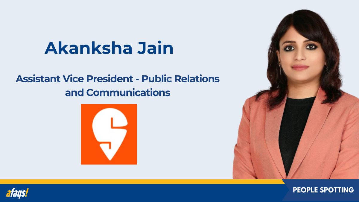 Akanksha Jain joins Swiggy as AVP - PR and Communications