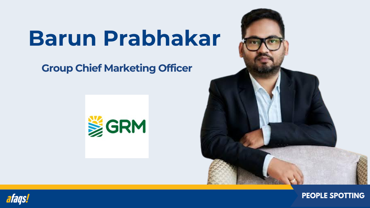 Barun Prabhakar joins GRM Overseas as Group Chief Marketing Officer