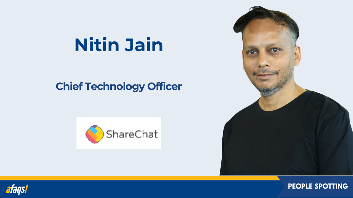 ShareChat appoints Nitin Jain as Chief Technology Officer