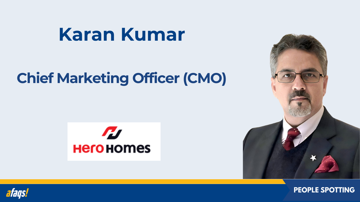 Hero Realty appoints Karan Kumar as Chief Marketing Officer