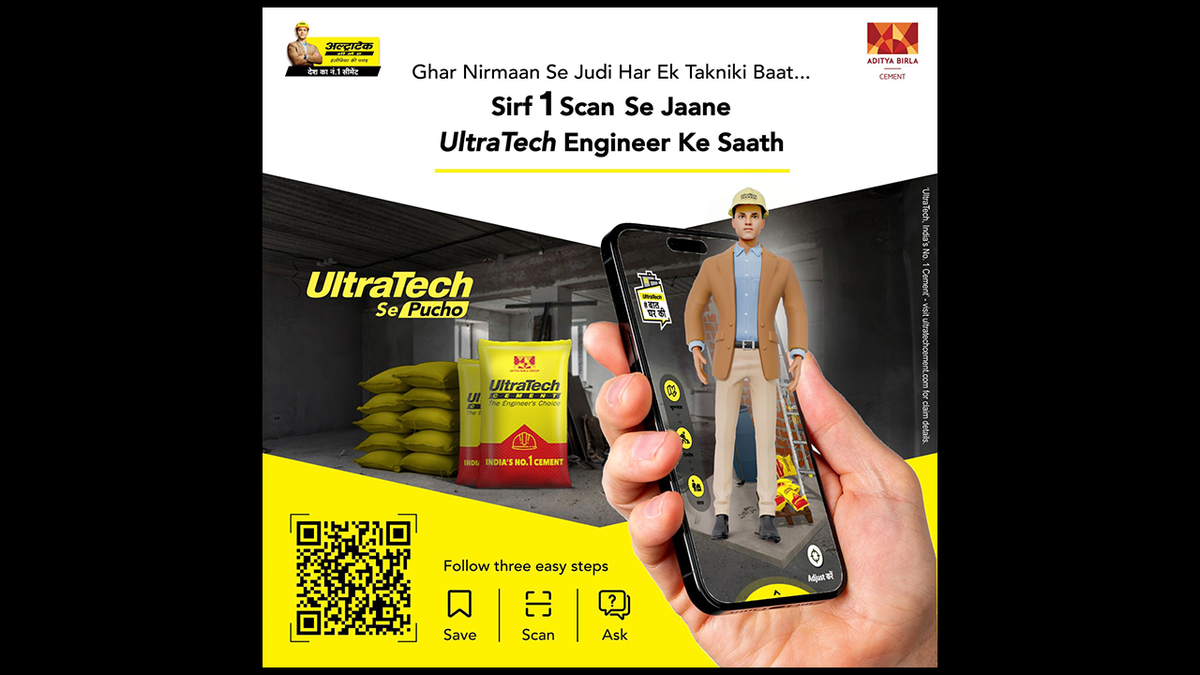 In a Category-first, UltraTech transforms its every logo into an AI+AR ...