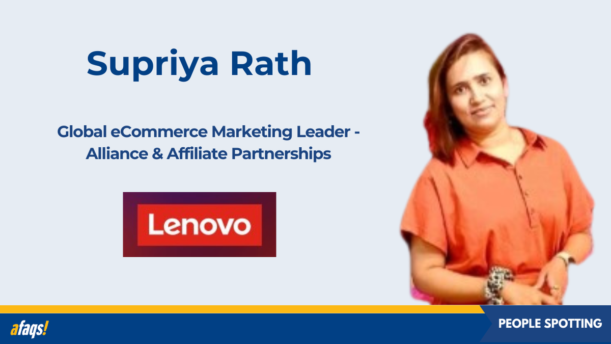 Supriya Rath takes on global eCommerce marketing role at Lenovo
