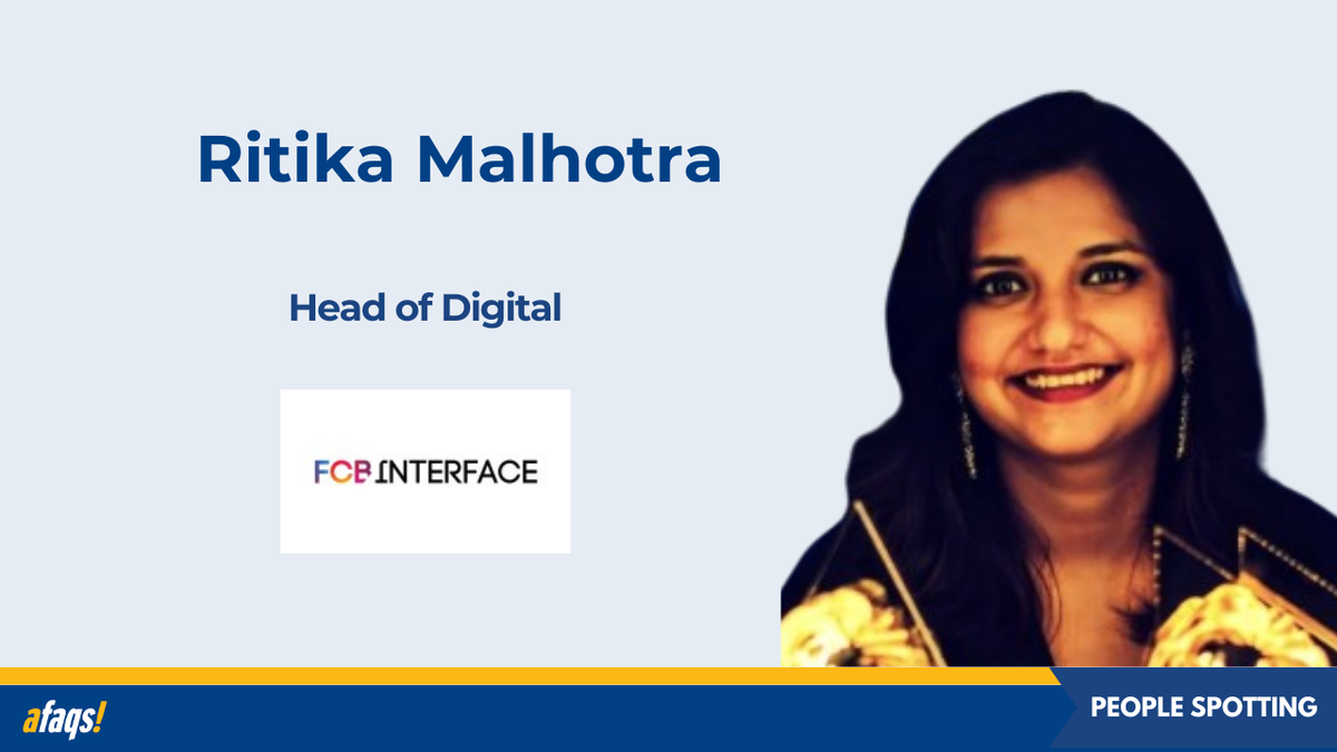 Ritika Malhotra joins FCB Interface as Head of Digital