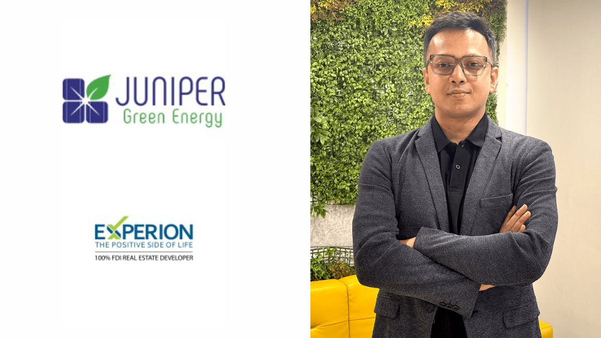Himanshu Raj joins Juniper Green Energy & Experion Developers as VP - Communications