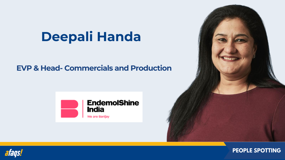 Deepali Handa joins Endemol Shine India as EVP & Head of Commercials ...