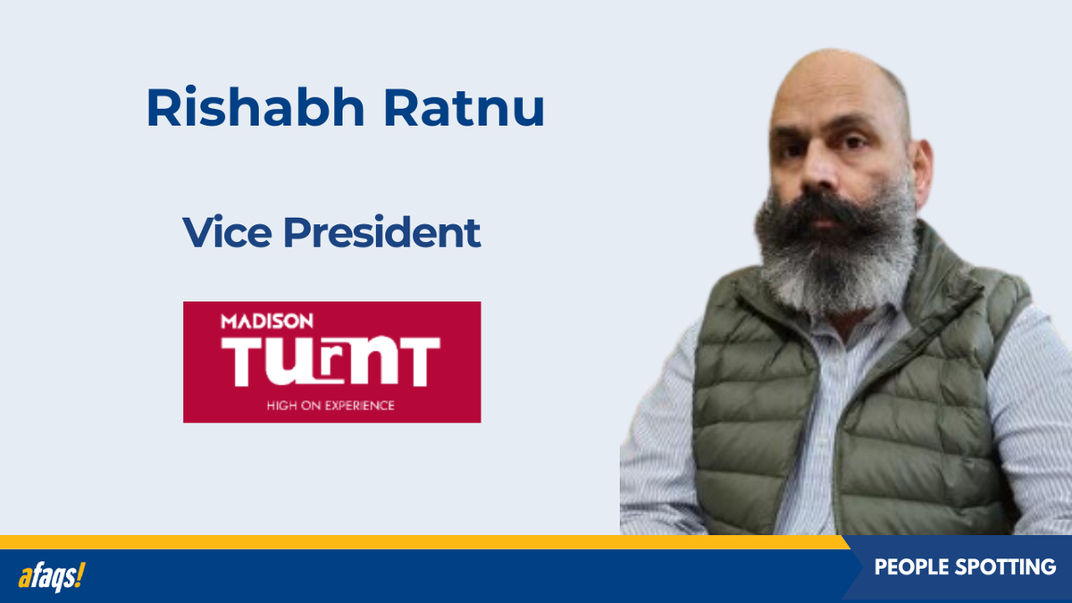 Madison Turnt appoints Rishabh Ratnu as Vice President for Delhi branch