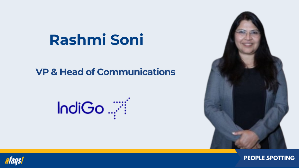 Rashmi Soni joins IndiGo as VP & Head of Communications