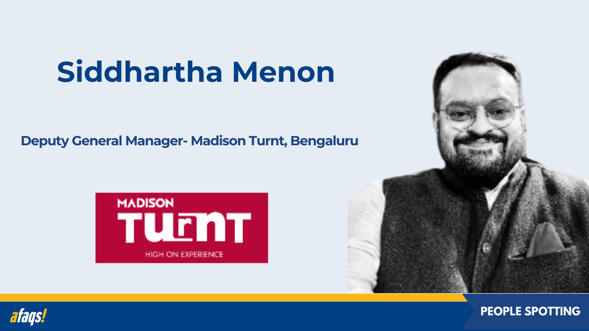 Madison Turnt, Bengaluru appoints Siddhartha Menon as Deputy General ...