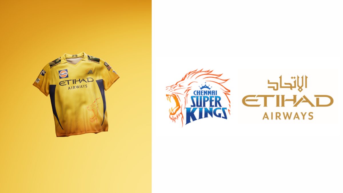 Chennai Super Kings adds Etihad Airways logo to front of jersey
