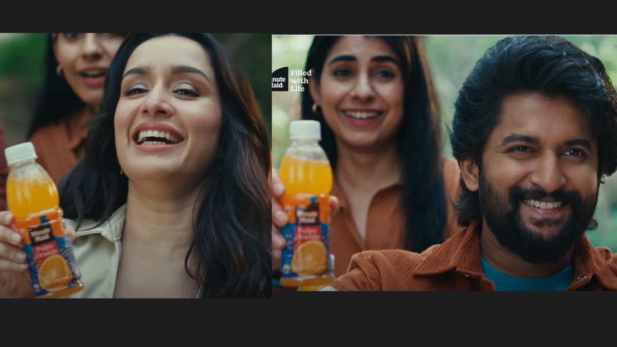 Minute Maid’s new ad with Shraddha Kapoor and Nani targets Gen Z