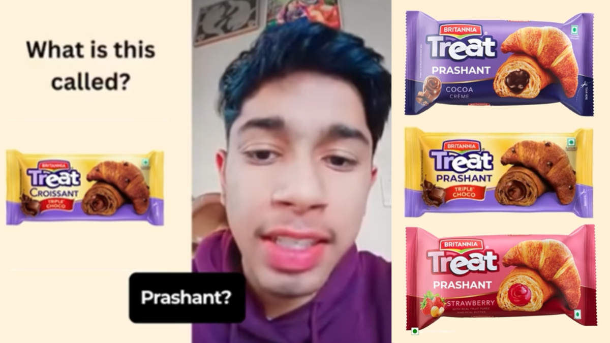 Croissant or 'Prashant'? Britannia’s marketing move has the internet ...