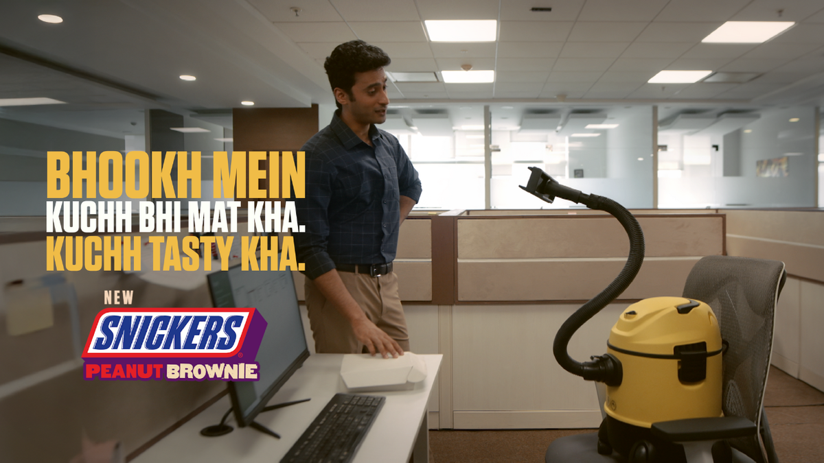 SNICKERS new ad turns office hunger into a hilarious mess
