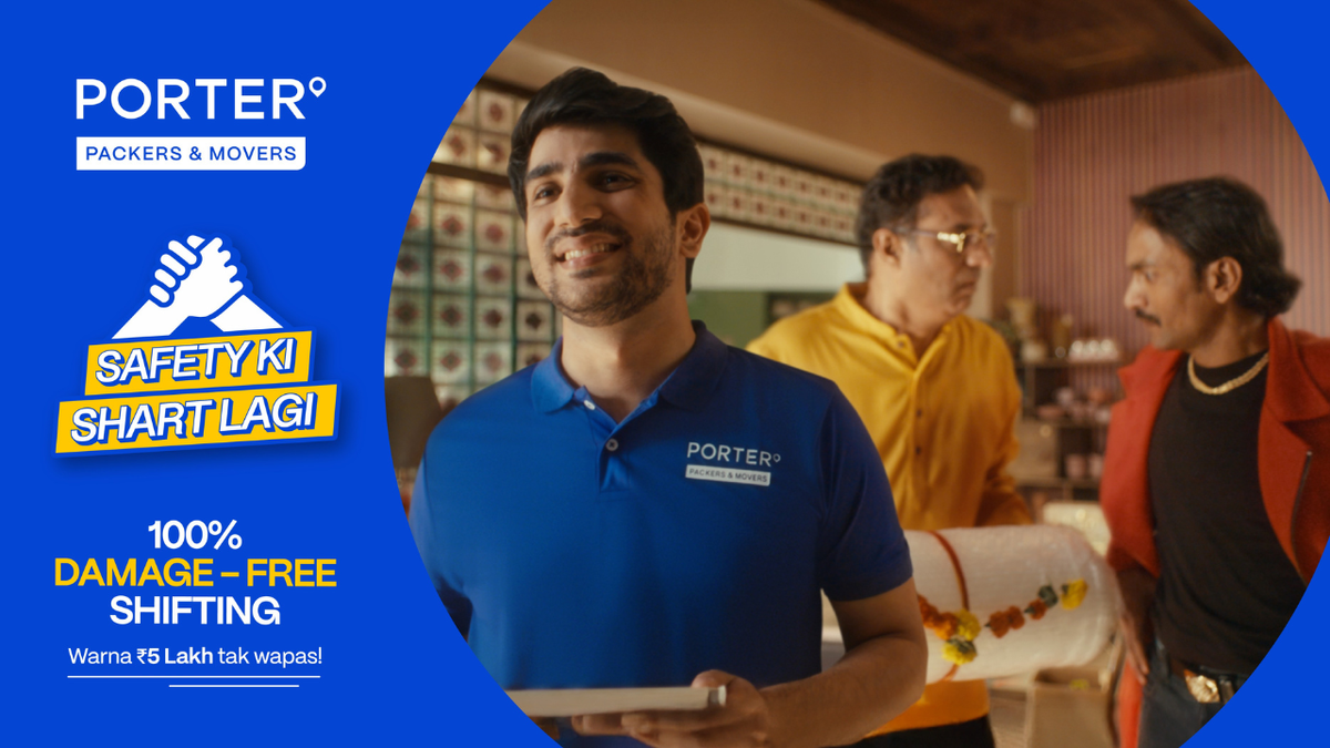 Porter Packers & Movers backs damage-free shifting with new campaign