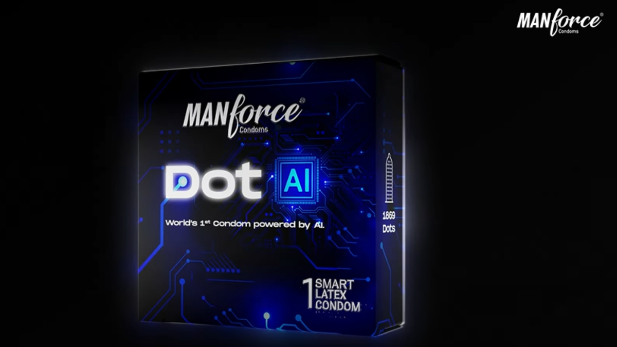 Manforce Condoms pranks audience with 'Dot AI' futuristic product launch