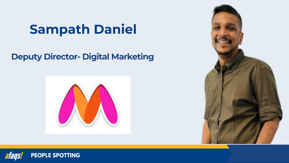 Myntra names Sampath Daniel as Deputy Director for Digital Marketing