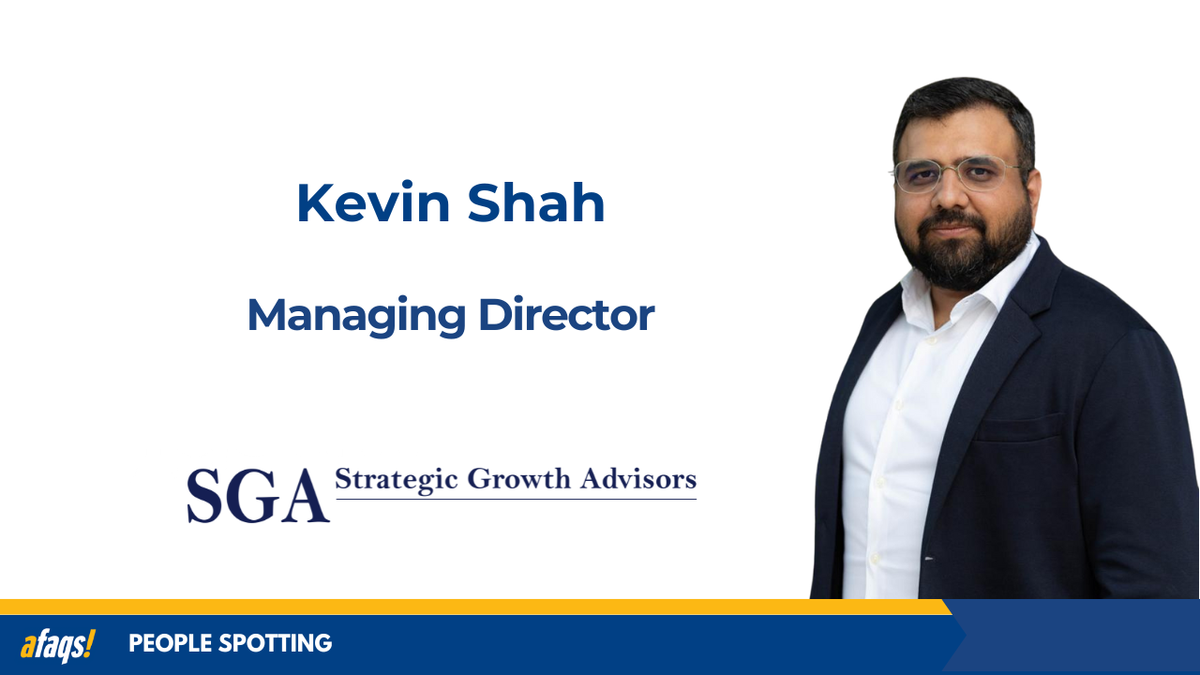 SGA appoints Kevin Shah as Managing Director