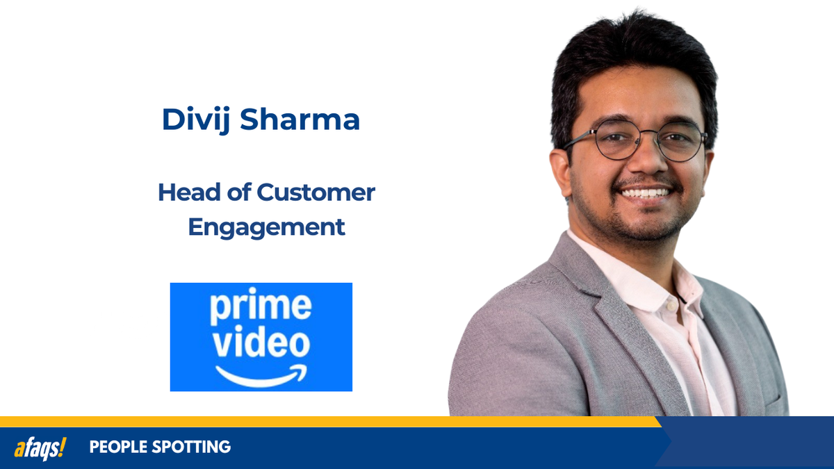 Divij Sharma joins Prime Video & Amazon MGM Studios as Head of Customer Engagement