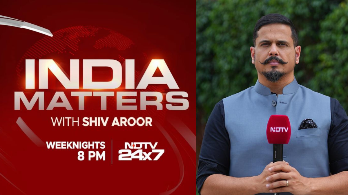NDTV 24x7 launches prime-time show 'India Matters' with Shiv Aroor