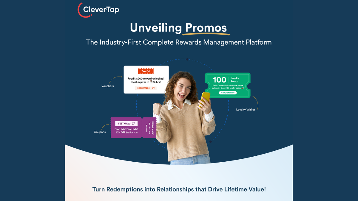 CleverTap launches Promos, an all-in-one rewards management platform