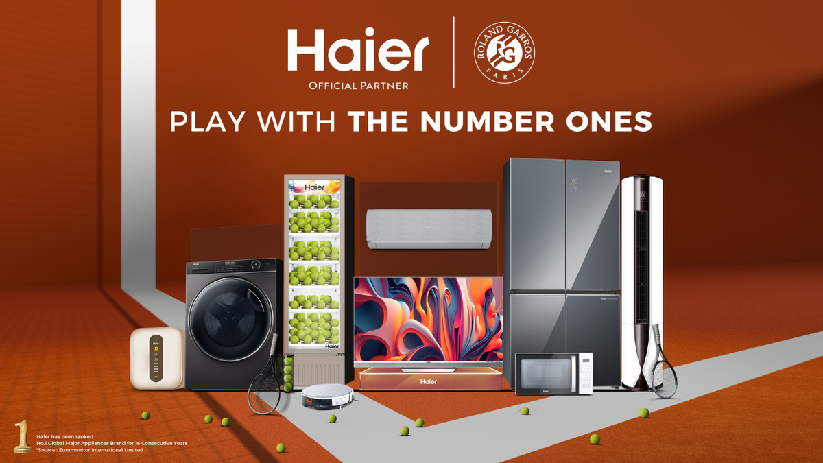 Haier returns as the official partner of Roland-Garros tournament