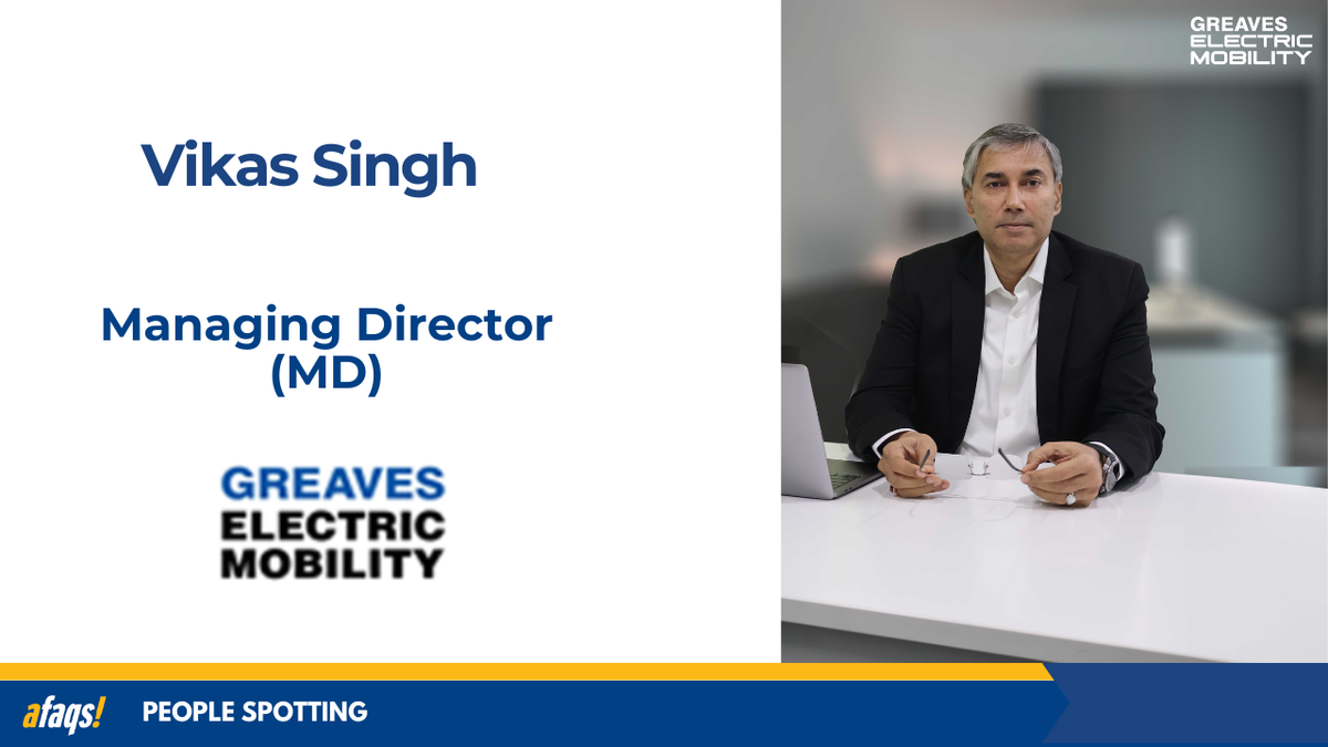 Greaves Electric Mobility appoints Vikas Singh as Managing Director