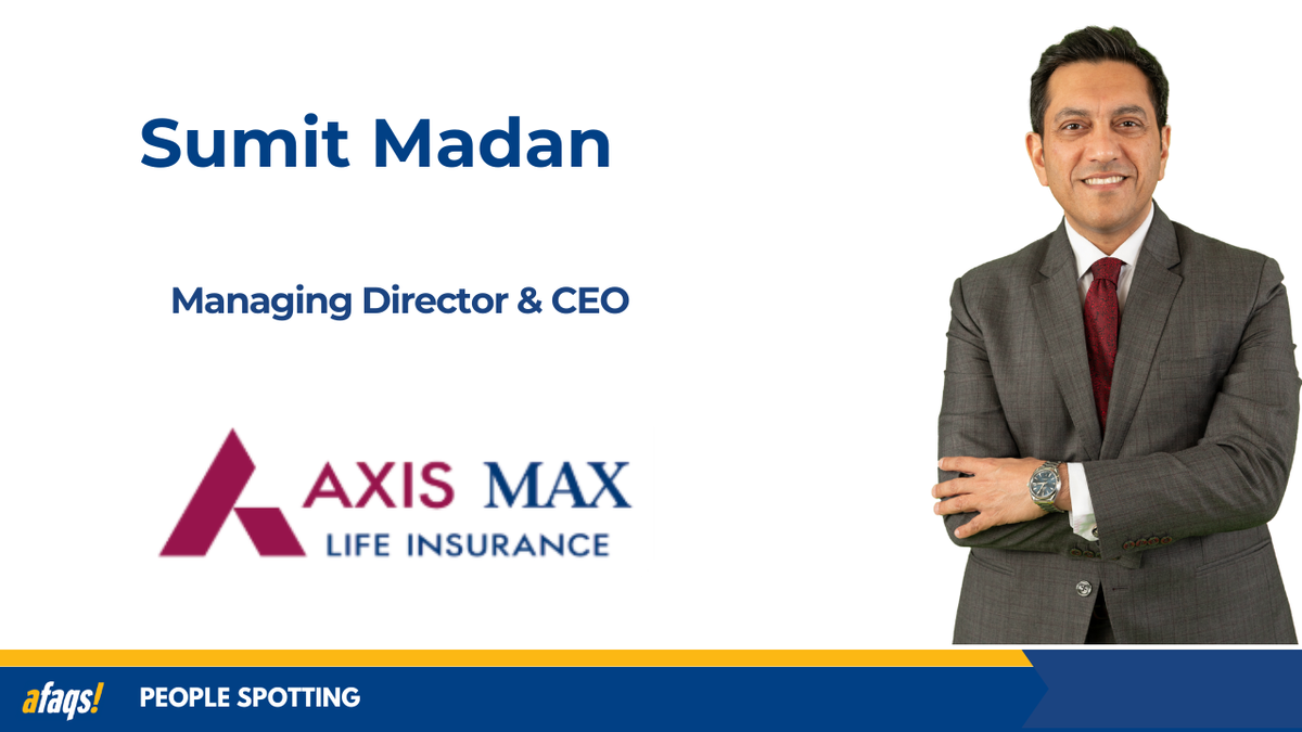 Axis Max Life Insurance names Sumit Madan as new MD and CEO