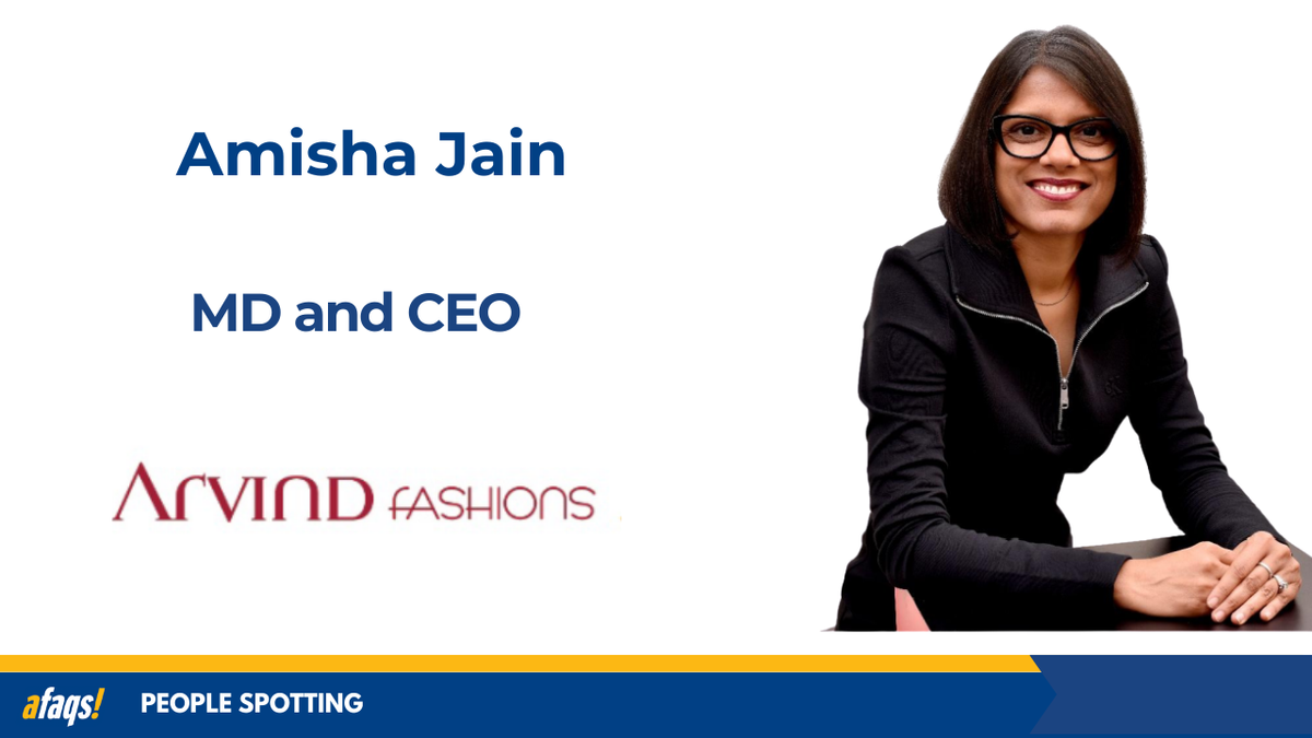 Arvind Fashions names Amisha Jain as new MD and CEO