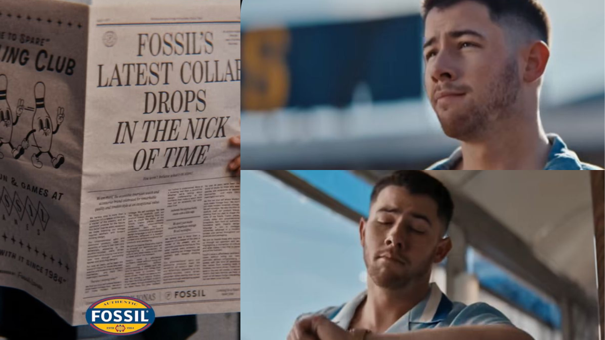 Nick Jonas brings personal style to Fossil’s Machine Luxe line