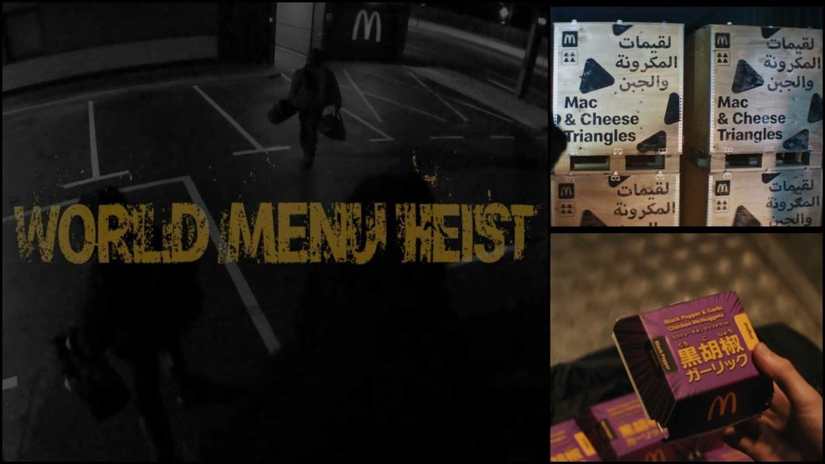 McDonald’s ‘World Menu Heist’ ad uncannily mirrors Louvre heist events