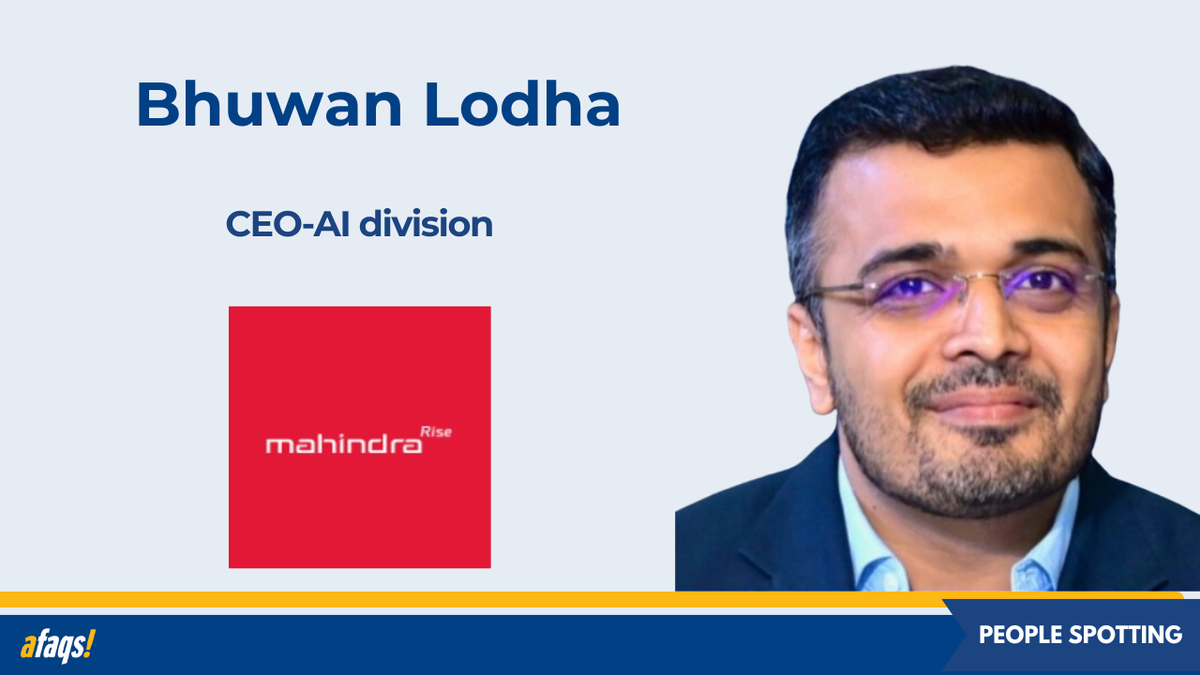 Mahindra Group elevates Bhuwan Lodha as CEO of AI division