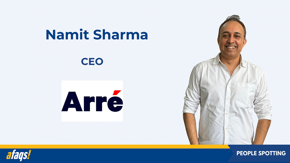 Arré Studio onboards Namit Sharma as CEO