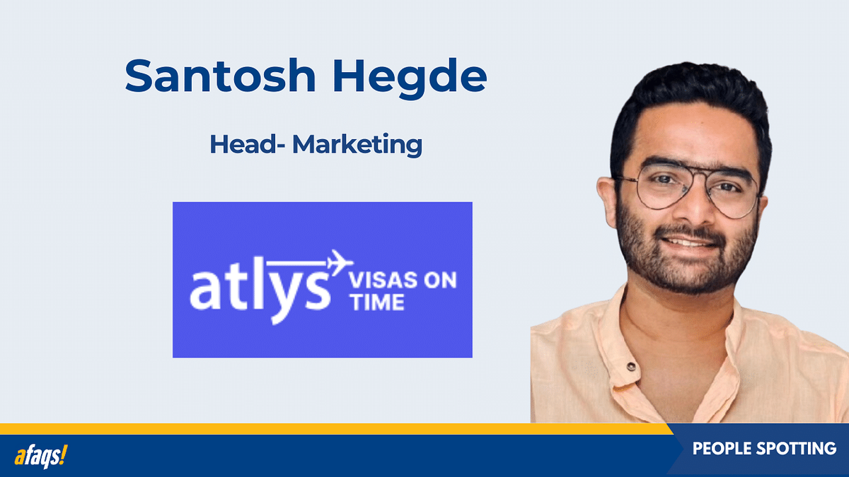 Santosh Hegde joins Atlys as head of marketing