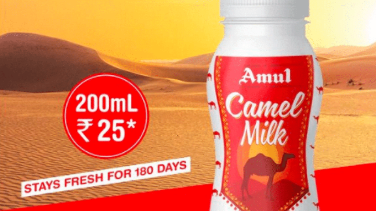 Amul launches long shelf life camel milk