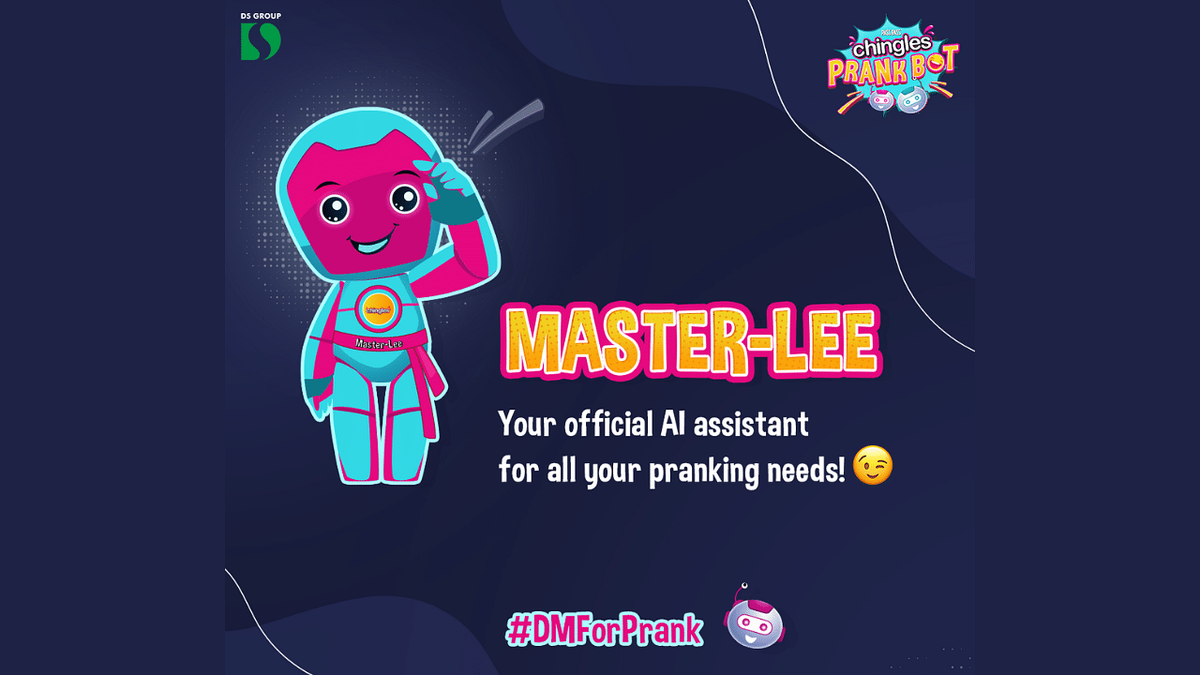 DS Group's 'Chingles' chewing gum unveils an AI prankbot to suggest pranks