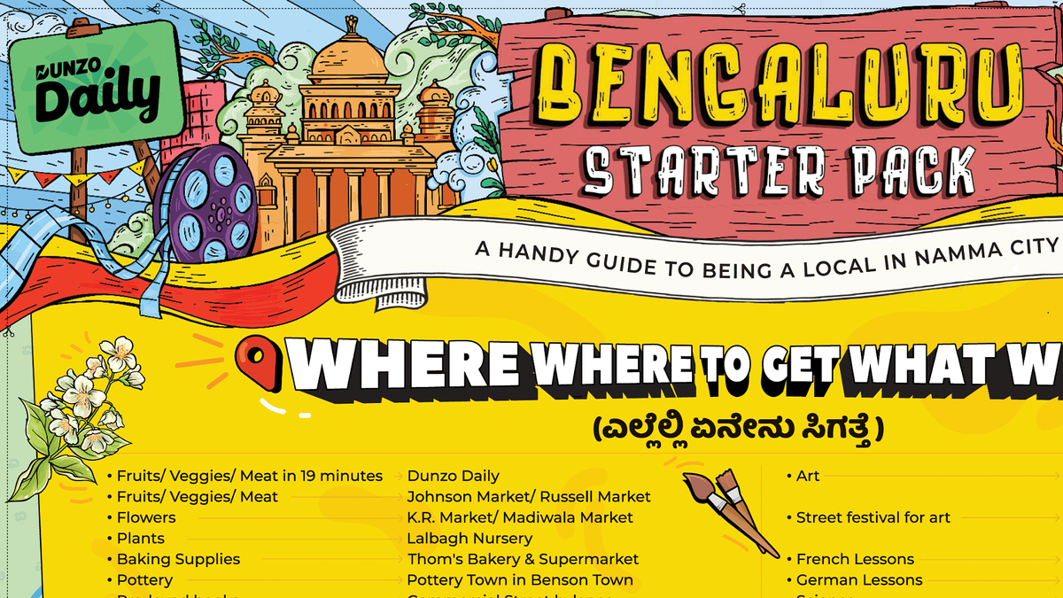 Dunzo introduces 'Bengaluru starter pack' in a full page TOI ad