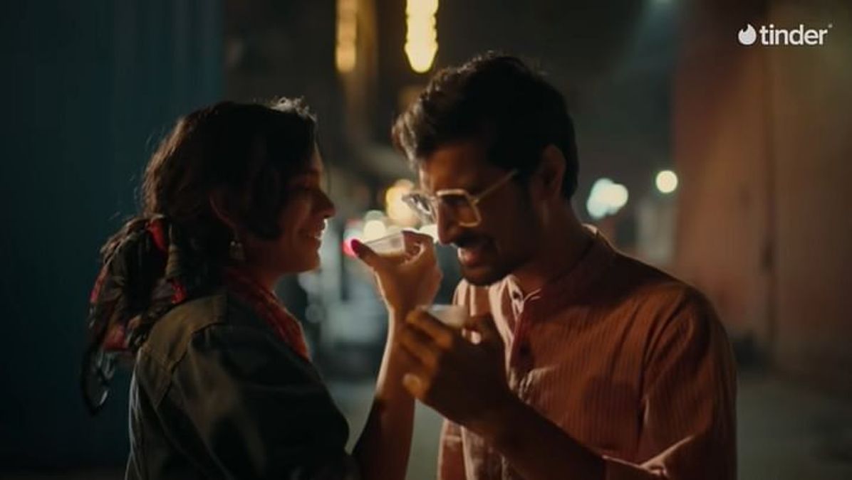 Tinder shows us the cutesy version of first dates and kisses in four ...