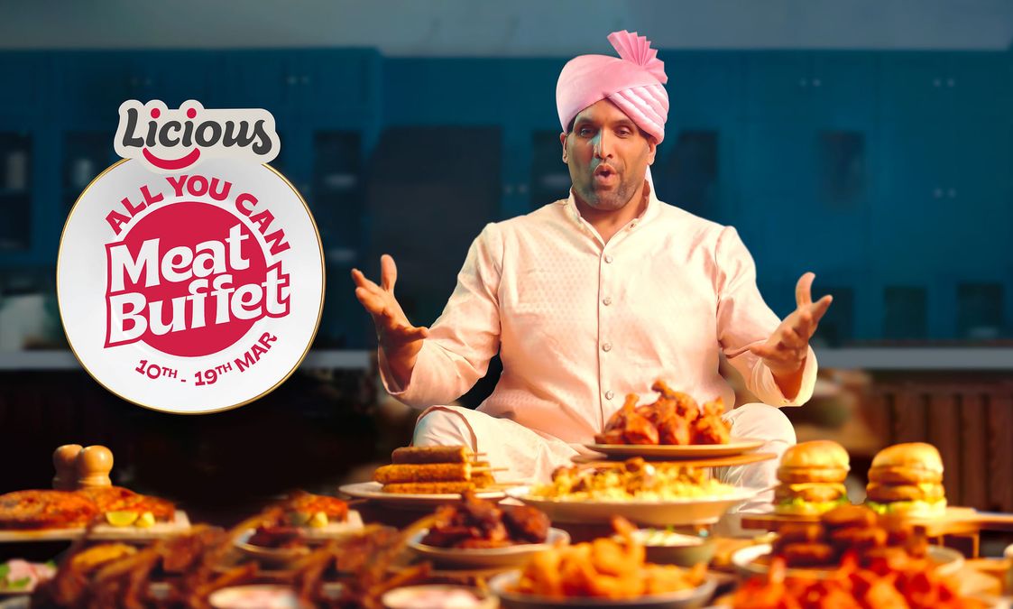 Khali and Licious come together for the 'All you can Meat buffet'