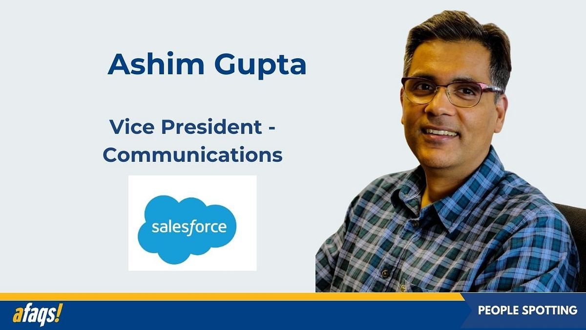 Salesforce ropes in Ashim Gupta as vice president of communications