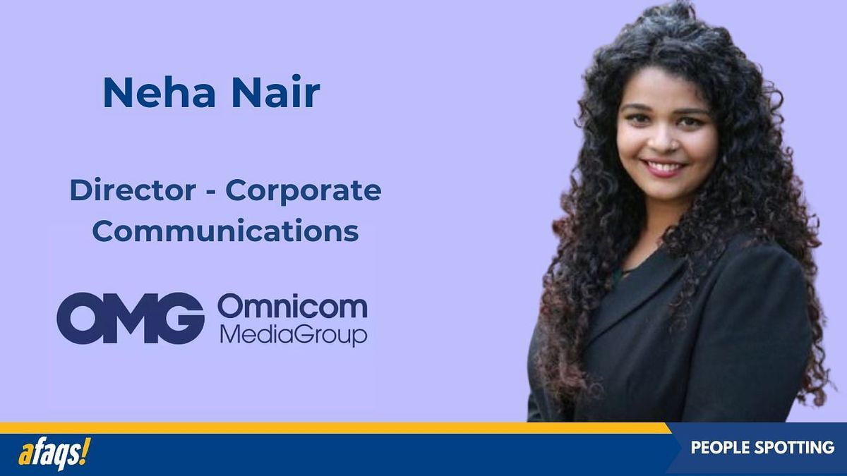 Neha Nair gets promoted to director of corporate communications at Omnicom Media Group India