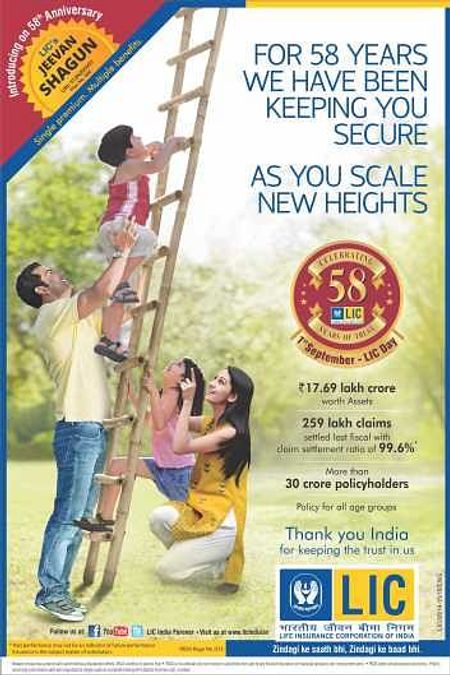LIC Foundation Day Ad
