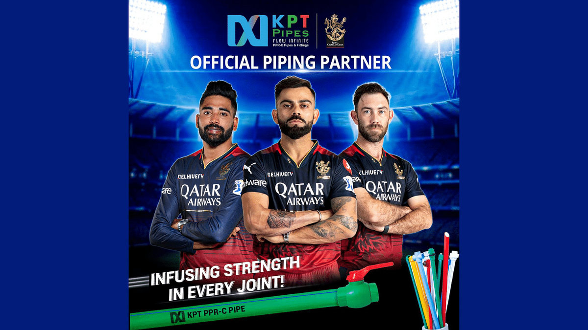 KPT Pipes joins RCB as its official piping partner for IPL 2024