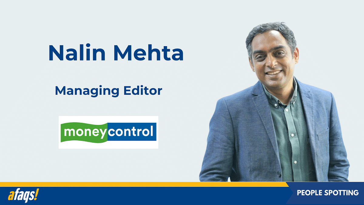 Nalin Mehta assumes the role of managing editor at Moneycontrol