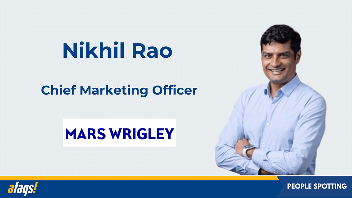 Mars Wrigley India appoints Nikhil Rao as chief marketing officer