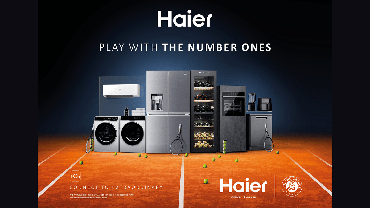 Haier stars in Paris as official partner of Roland-Garros tournament