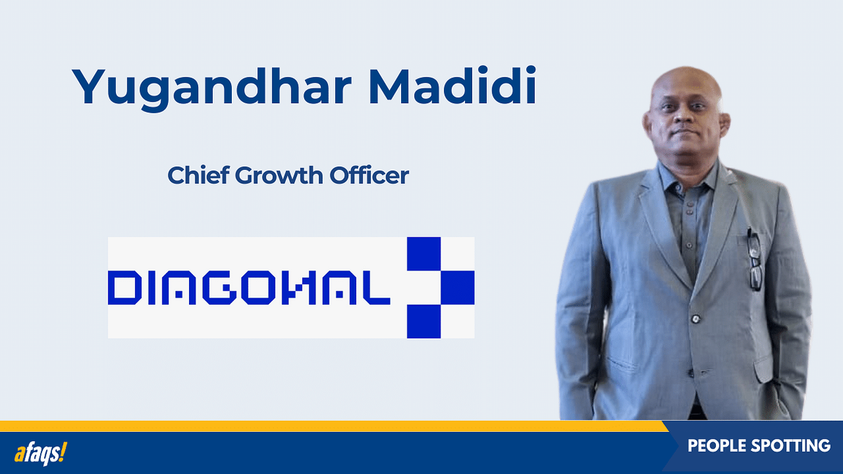 Yugandhar Madidi joins Diagonal Brand Design as chief growth officer (CGO)